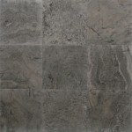12x12 Silver Tumbled Travertine Tile